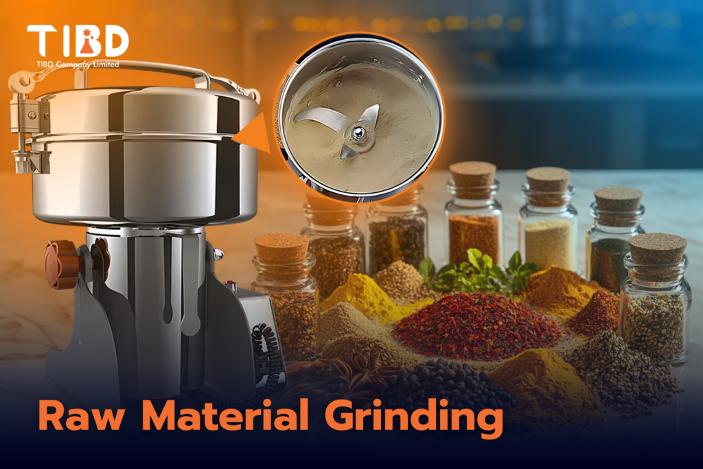 Raw Material Grinding Service - TIBD Co., Ltd.