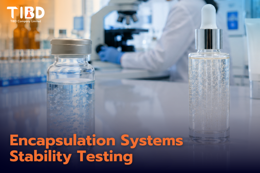 บริการทดสอบความคงตัวระบบกักเก็บสารสำคัญ (Encapsulation Systems ...